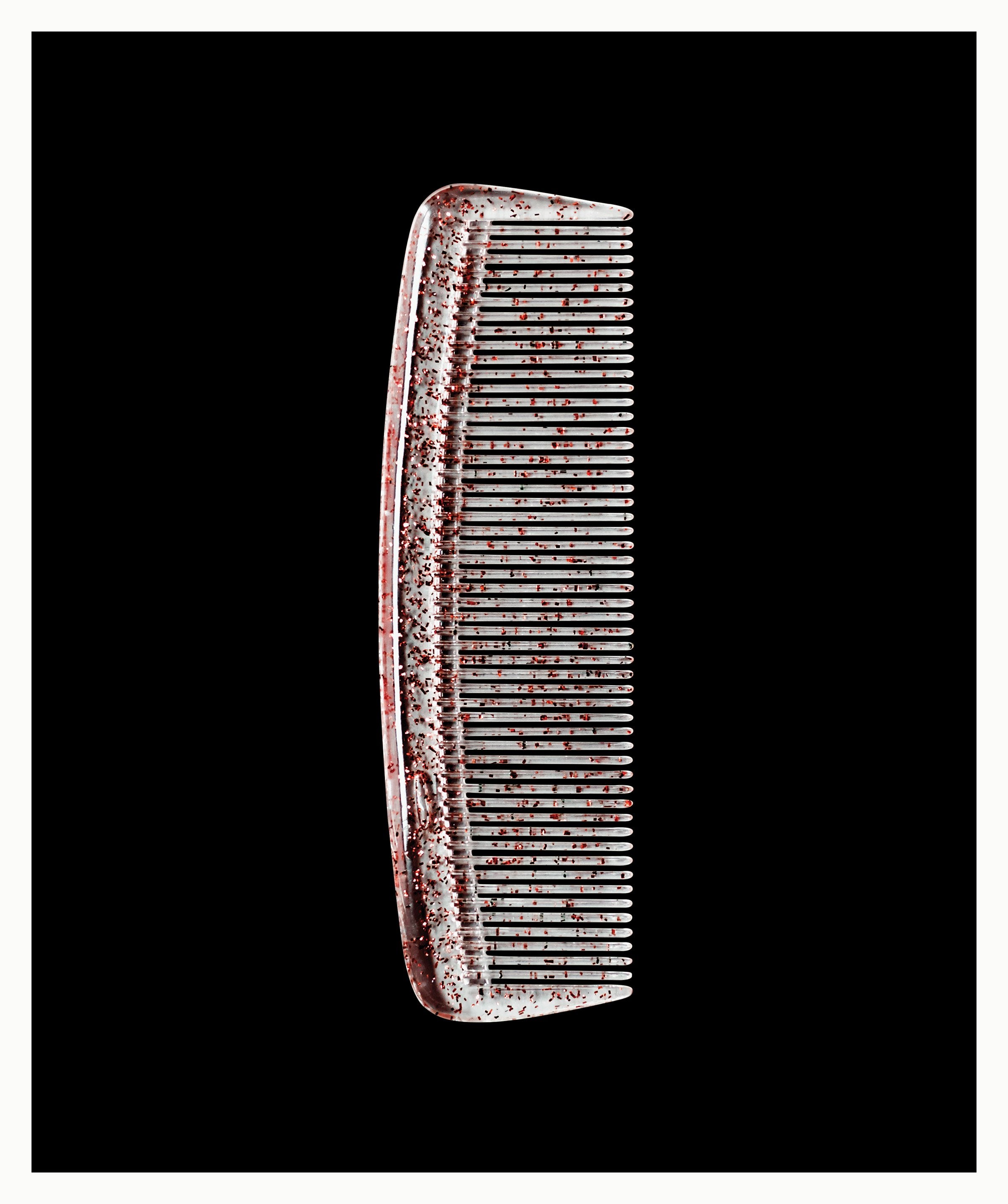 Pink glitter comb – PERMANENT PRESS EDITIONS